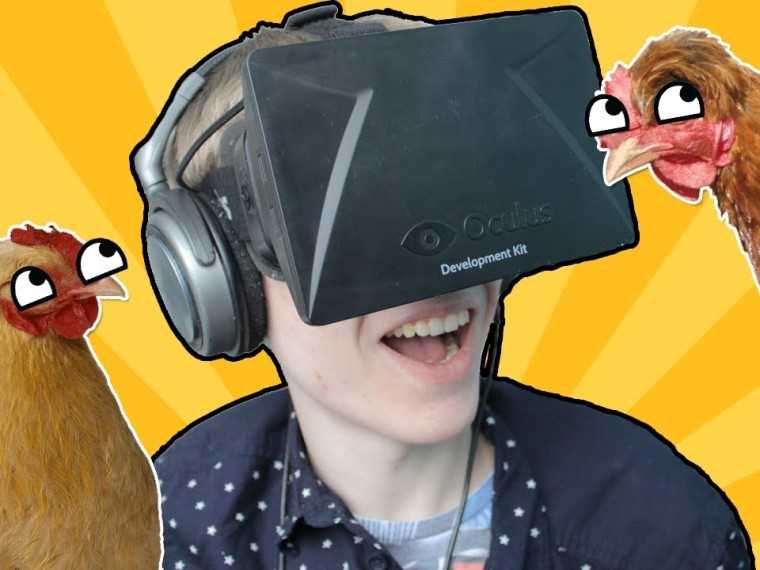 Chicken Walk: Oculus Rift – TROLLING A FOX – VR Bites