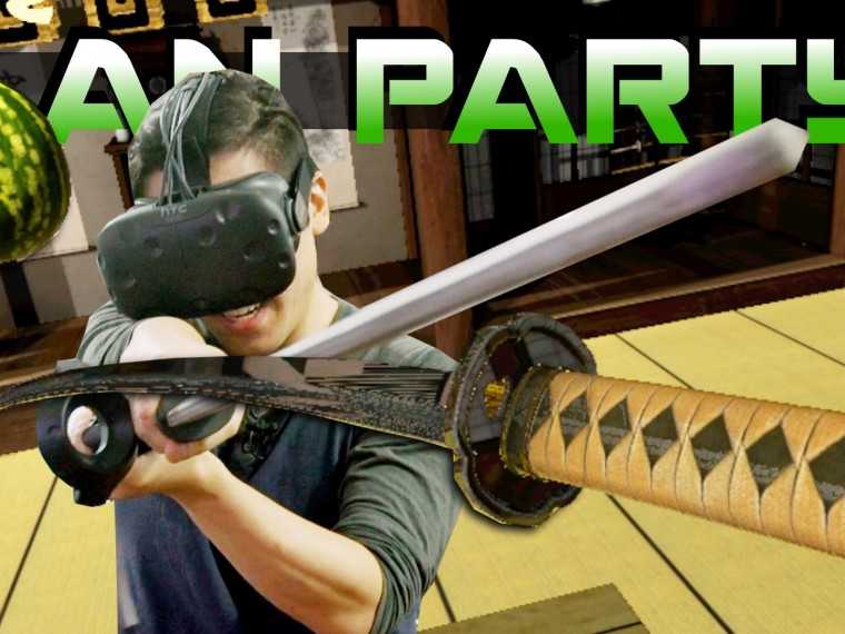 VR KATANA IRL – Ninja Trainer Vive Demo – VR Bites