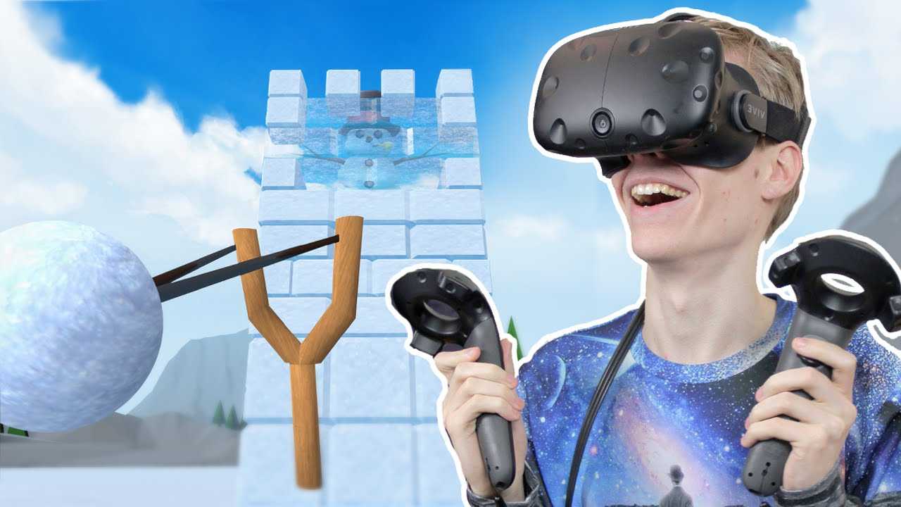 VR SNOWBALL FIGHT GAME! | Snow Fortress (HTC Vive Gameplay) – VR Bites